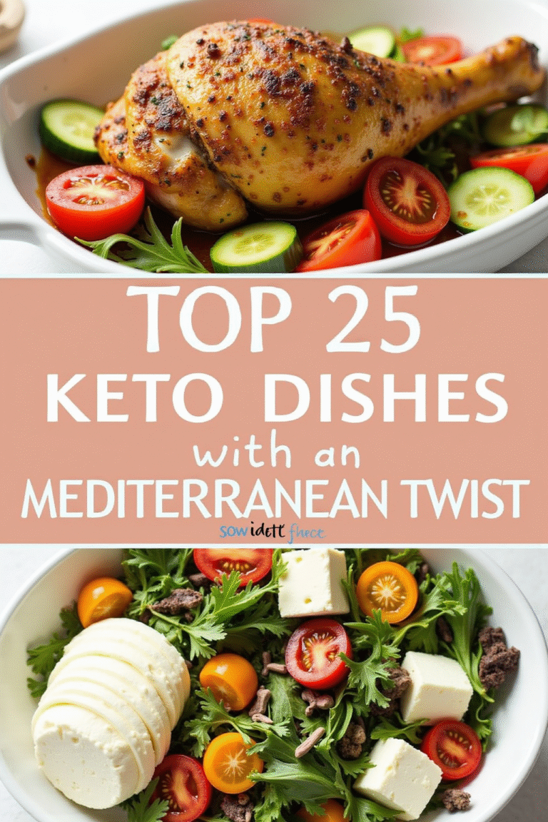 25 Delicious Keto Mediterranean Recipes: A Fusion of Health, Flavor ...