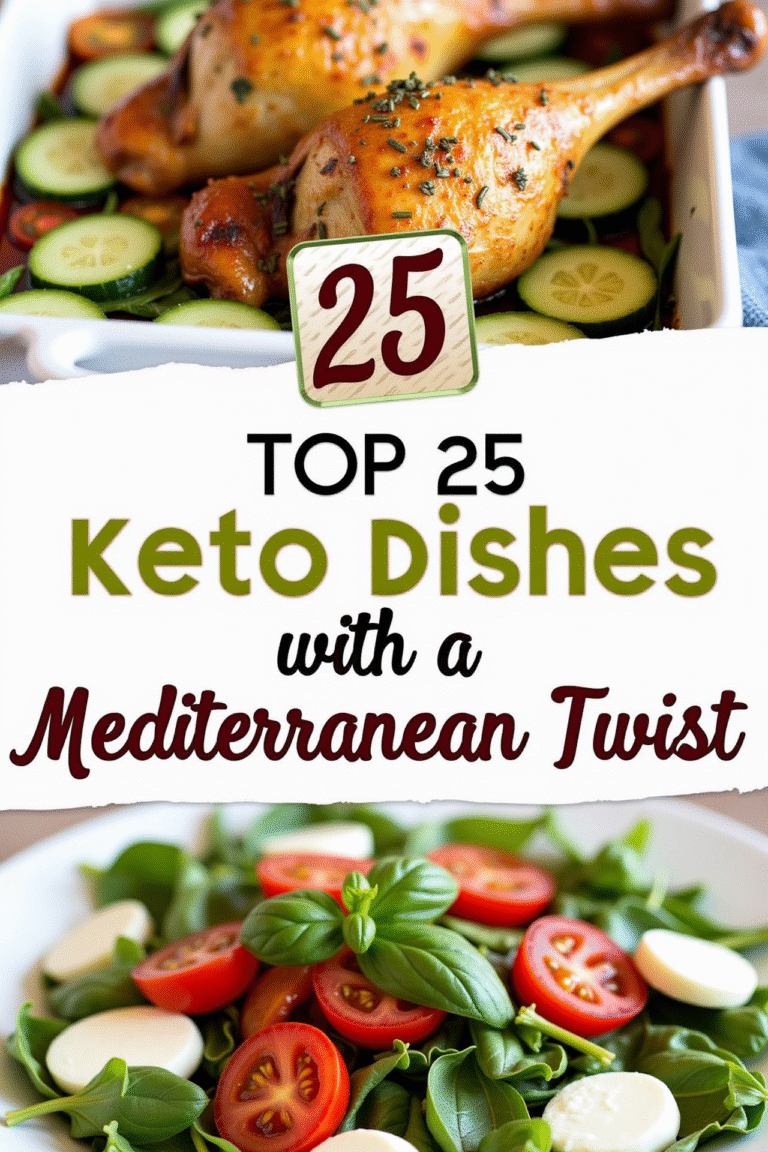 Mediterranean Keto Magic: 25 Irresistible Recipes for a Heart-Healthy ...