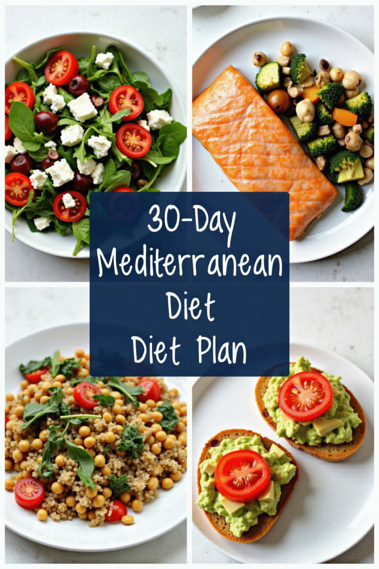 30-Day Mediterranean Diet: A Flavorful Journey to Real Health Results ...