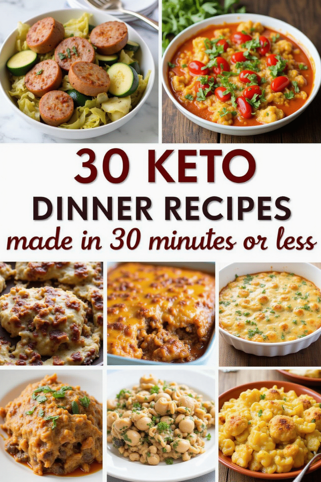 Rapid Keto Delights: 30 Delicious Dinners Ready in 30 Minutes or Less ...